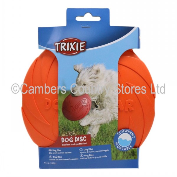 Trixie Rubber Disc Dog Toy | Cambers Country Store