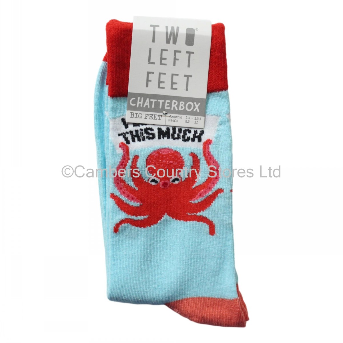 Two Left Feet Pair Of Socks I Love You This Much | Cambers Country Store