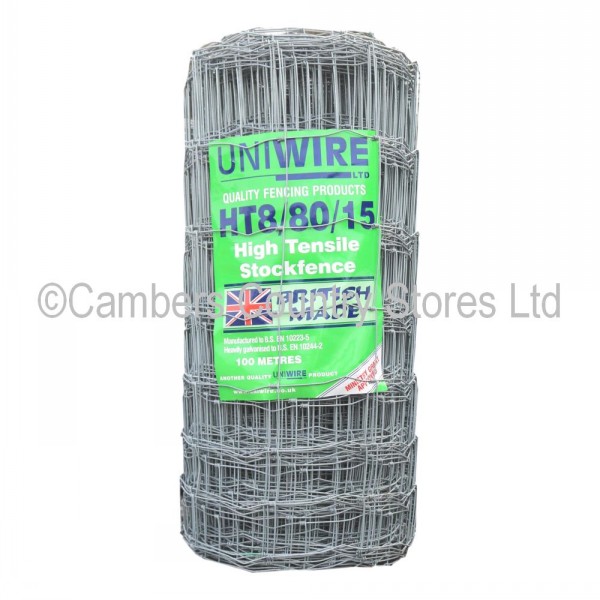 Uniwire Stock Fencing HT8/80/15 | Cambers Country Store