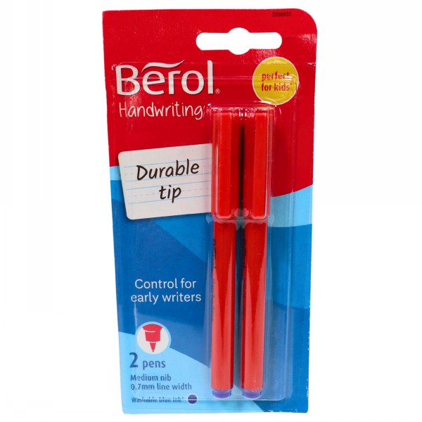Berol Handwriting Pens Blue 2 Pack | Cambers Country Store