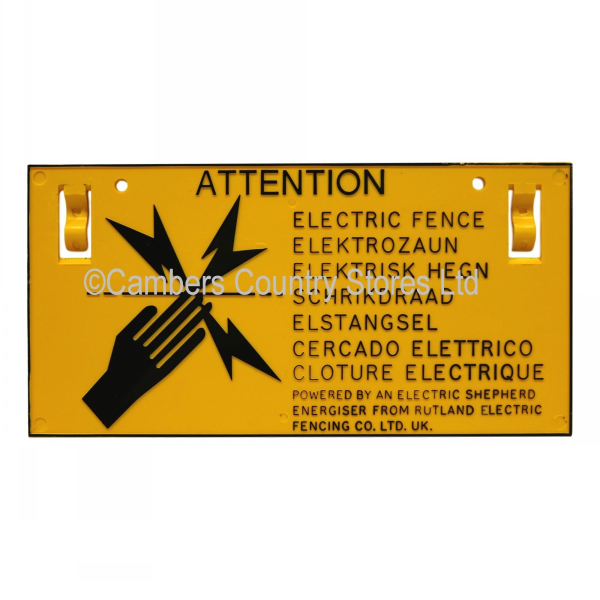Rutland Electric Fencing Warning Sign | Cambers Country Store