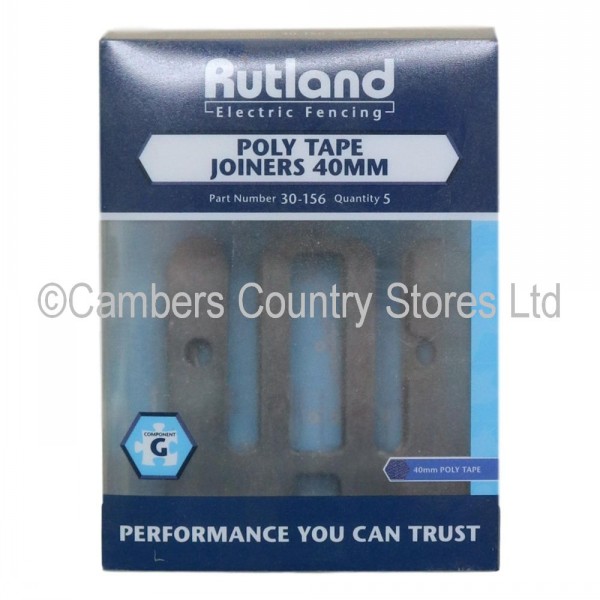 Rutland Poly Tape Joiners 40mm 5 Pack | Cambers Country Store