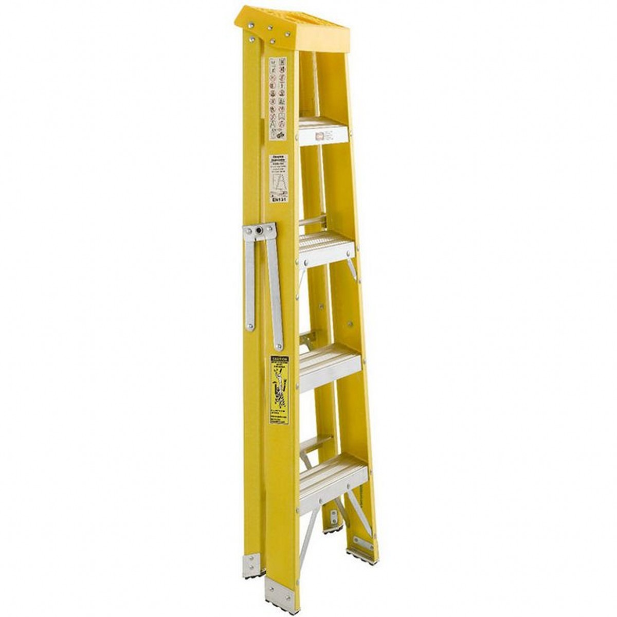 Zarges Fibreglass Swing Back Step Ladder | Cambers Country Store