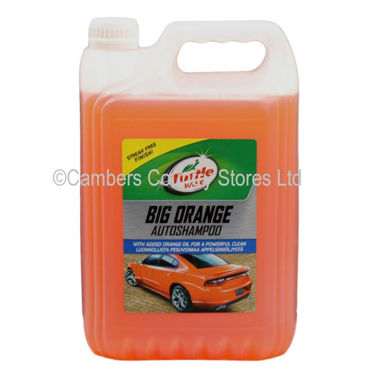 Turtle Wax Big Orange Car Shampoo 5 Litre | Cambers Country Store