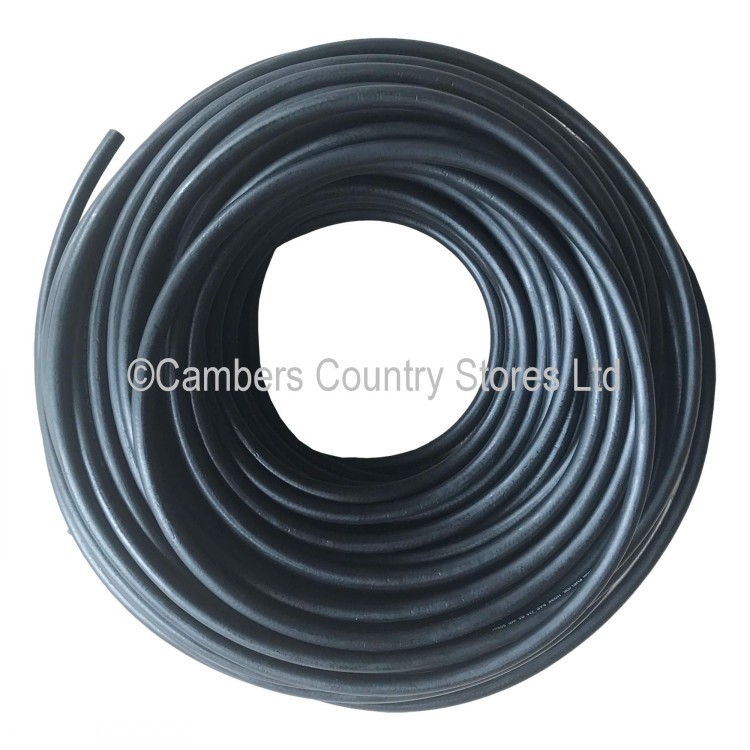 Fuel Pipe Black Rubber 8mm Per Metre | Cambers Country Store