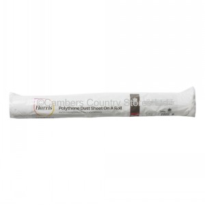 Harris Essentials Polythene Dust Sheet Roll 2m x 50m | Cambers Country ...
