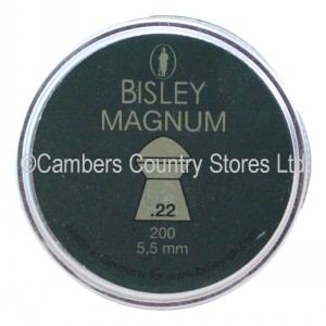 Bisley Air Rifle Pellets Magnum .22 x 200 | Cambers Country Store