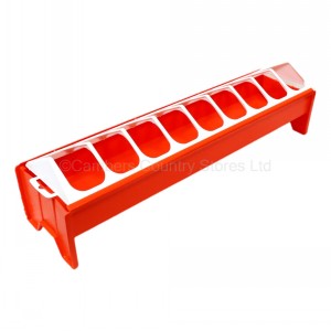 Plastic Poultry Feed Trough 50cm | Cambers Country Store