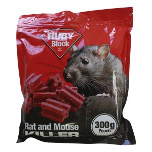 Lodi Ruby Rat & Mouse Killer Block Bait 300g | Cambers Country Store