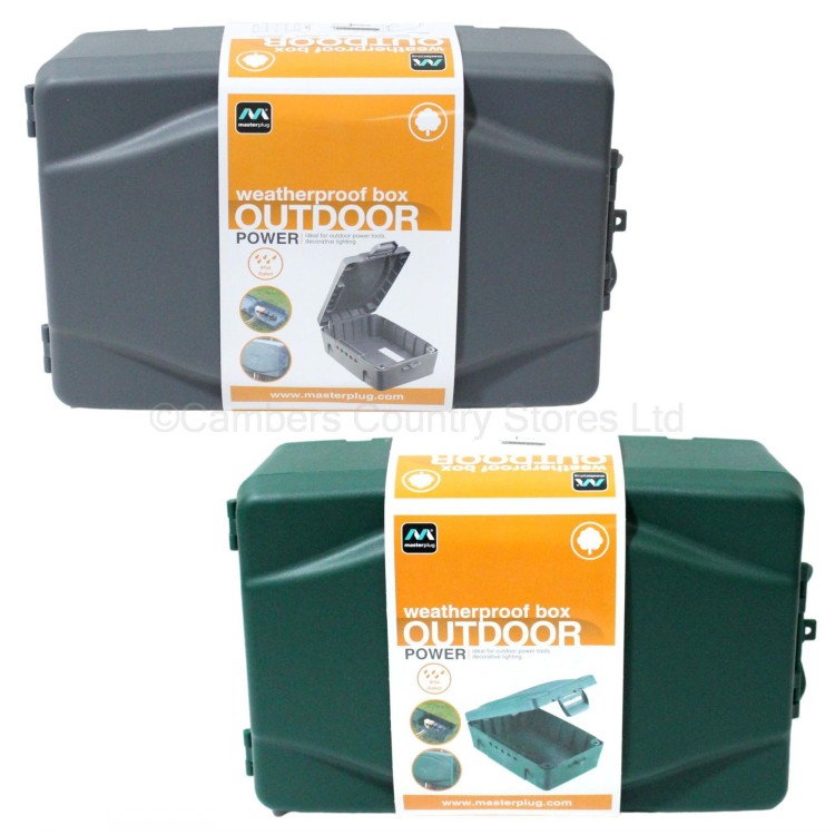 Masterplug IP66 Outdoor Weatherproof Box | Cambers Country Store