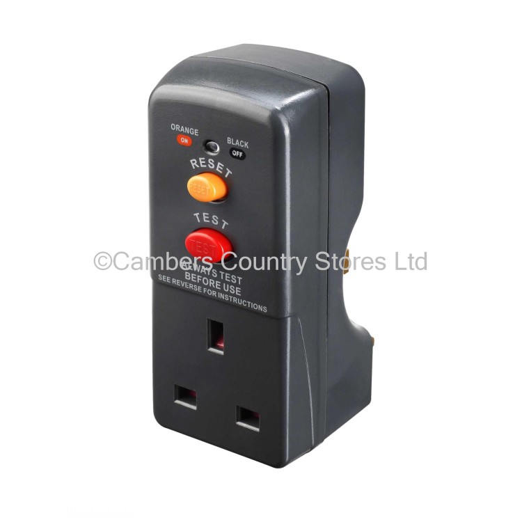 Masterplug RCD Safety Adaptor Plug | Cambers Country Store
