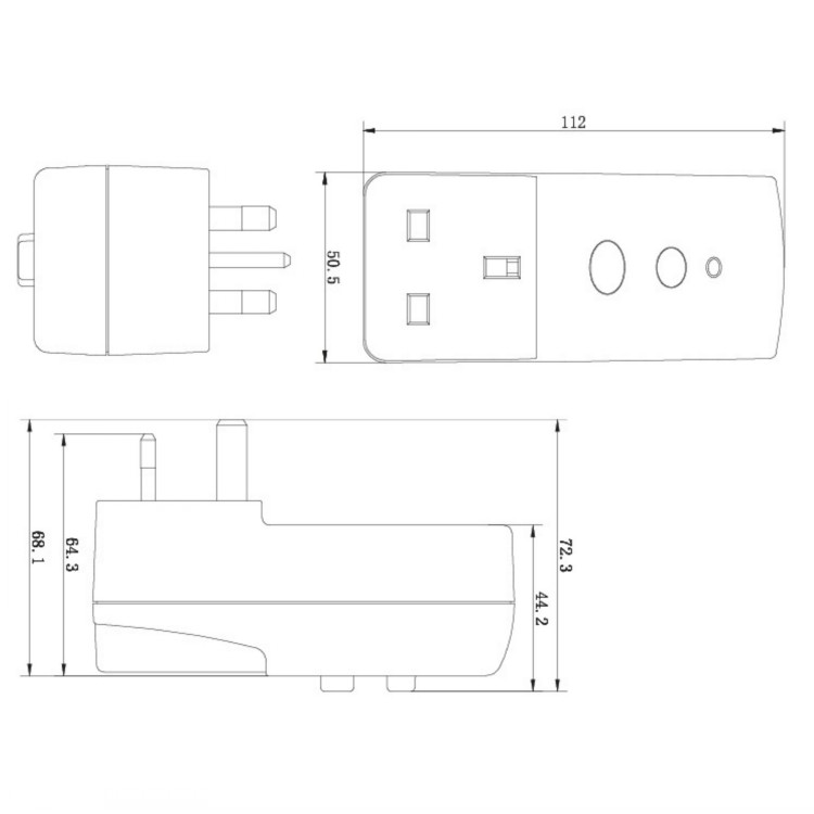 Masterplug RCD Safety Adaptor Plug | Cambers Country Store