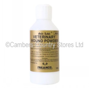 Gold Label Veterinary Wound Powder 125g White | Cambers Country Store